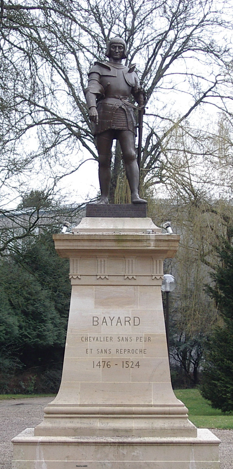 The death of Bayard, the Chevalier sans peur et sans reproche ...