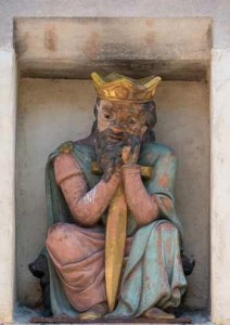 Saint Clotilde’s uncle, King Gundobad of the Burgundians, rejects St ...